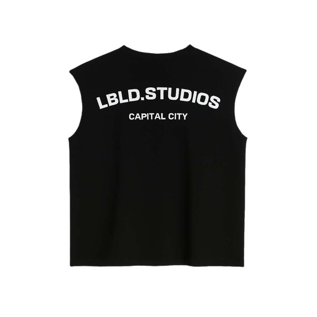 Raw Capital City Vest Black – LBLD.STUDIOS
